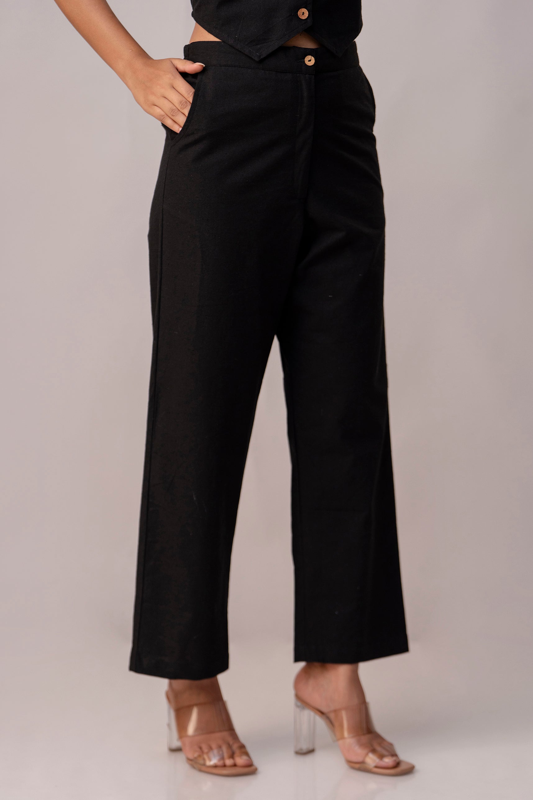 Cotton Formal Pants for Women | Office Ready & Comfortable – Swag Sanskriti